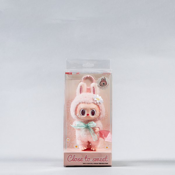 Buy Pop Mart Labubu Mokoko Close to Sweet Vinyl Plush Doll Pendant ...