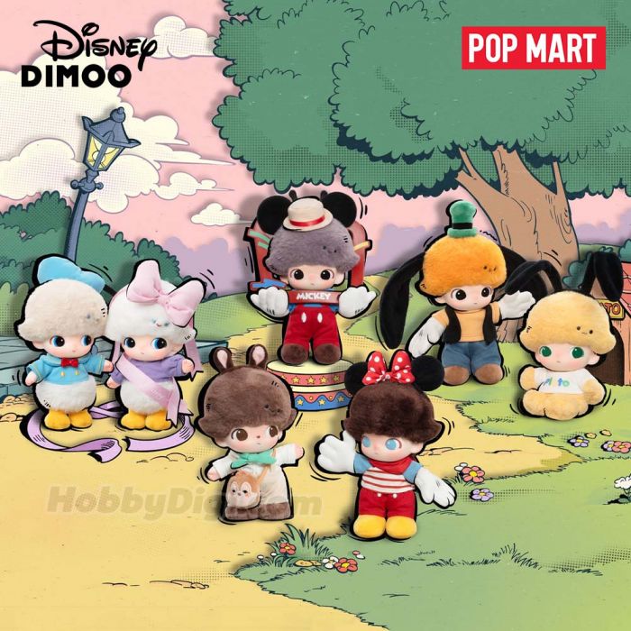 Buy Pop Mart DIMOO World x Disney Series Vinyl Plush Keychain Single ...